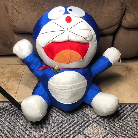 Doraemon | Toys | Huge Nylon Japanese Doraemon Plush | Poshmark